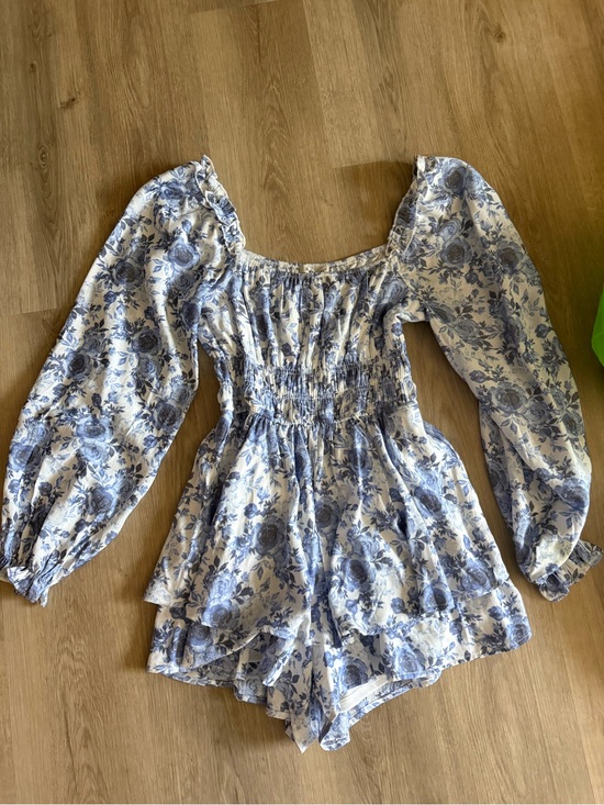 Francesca's Collections | Dresses | Francescas Blue And White Floral ...